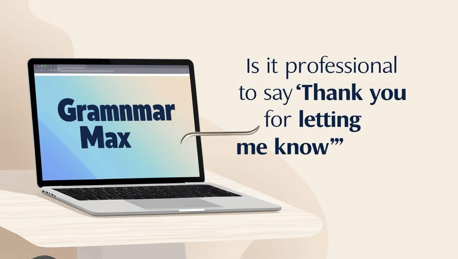 24 Ways to Say “Thank You for Letting Me Know” Professionally - Grammar Max