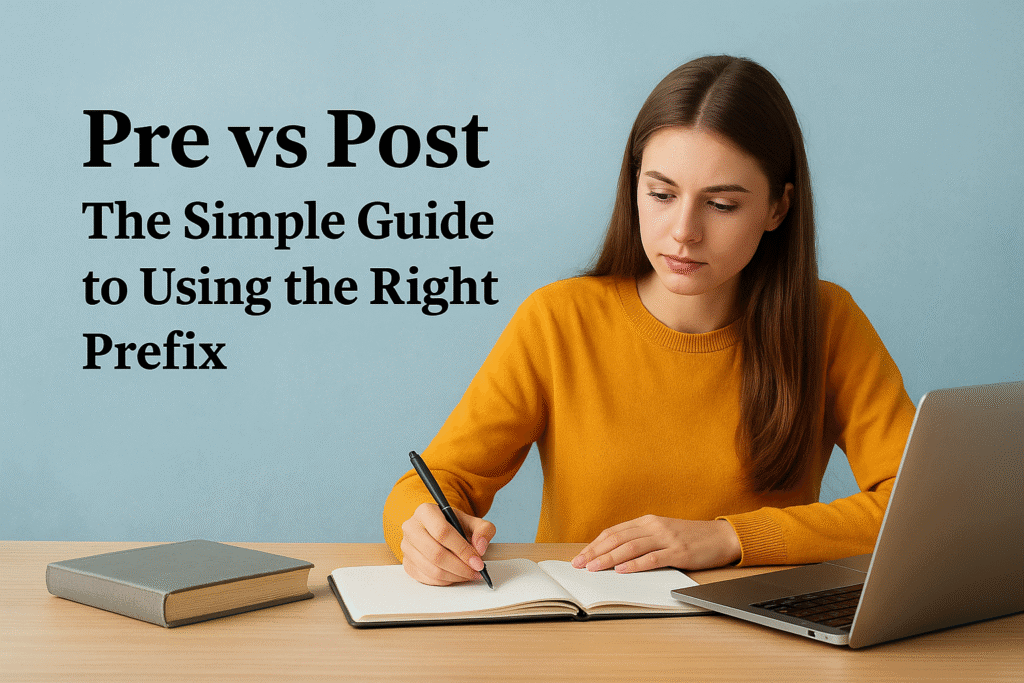 Pre vs Post: Which Prefix to Use?