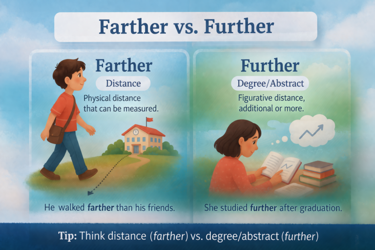 Farther vs Further – Which Word Should You Use?