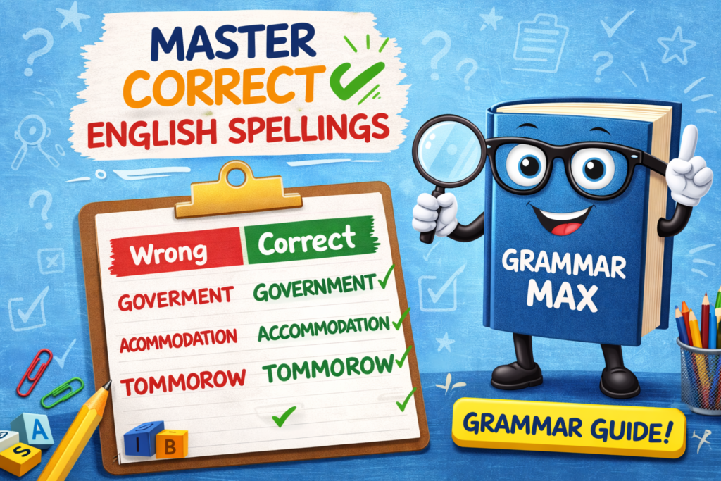 20 Common English Words People Always Spell Wrong